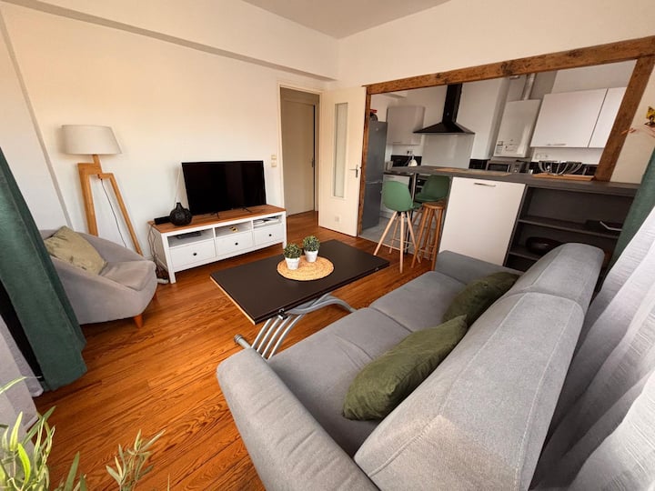 Cosy F3 - Hypercentre - Plage du Havre