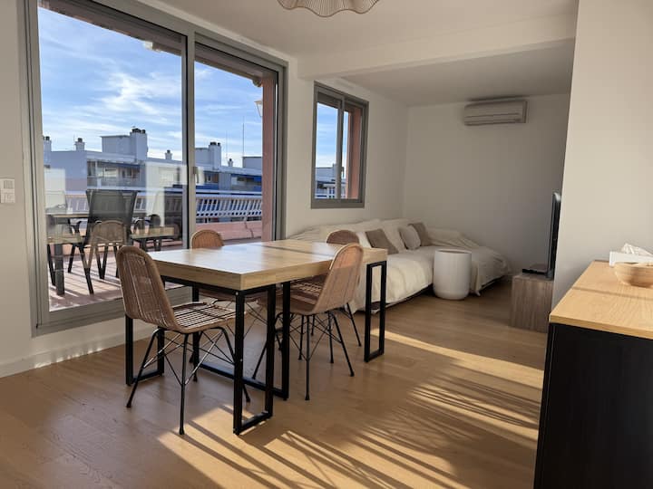 3 Pièces Lumineux, Terrasse & Vue, Dernier éTage - Grasse