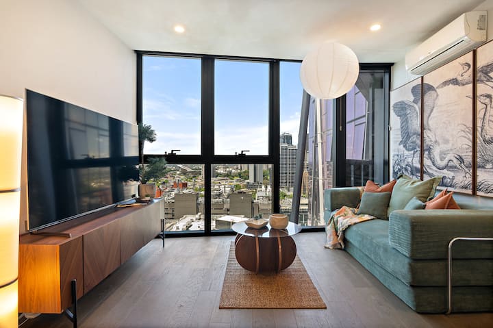 Japandi Retreat 2br Apt Cbd, W/ Pool, Sauna, Gym - Melbourne