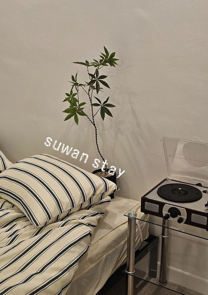 [New]오픈특가/호텔침구/침대3개/ 최대7명/아기의자/아기욕조/주차완비/수완스테이 - Gwangju