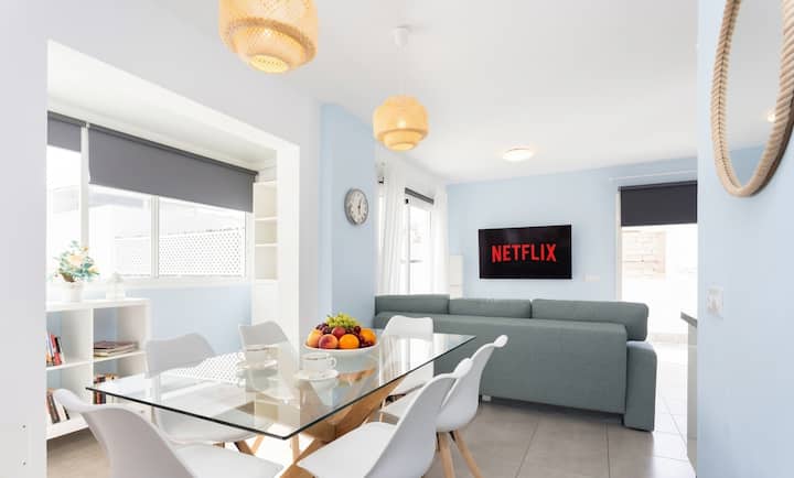 3 Min Beach I Private Solarium I Dream Penthouse - Los Cristianos