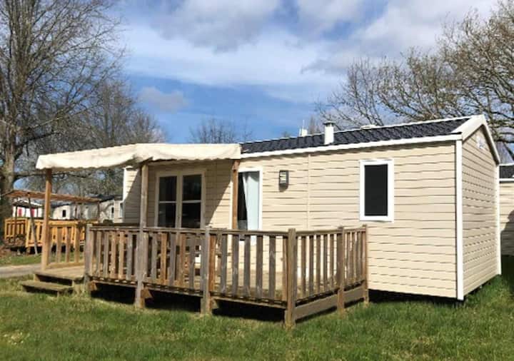 Mobile Home Comfort 2 Bedrooms + Air-con (Ga027) - Mimizan