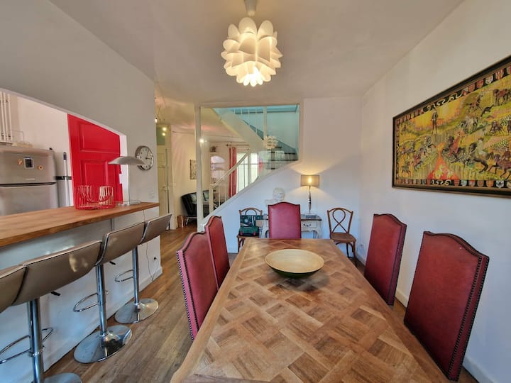 L'arche Des Capucins - Maison De Ville - Terrasse - Reims