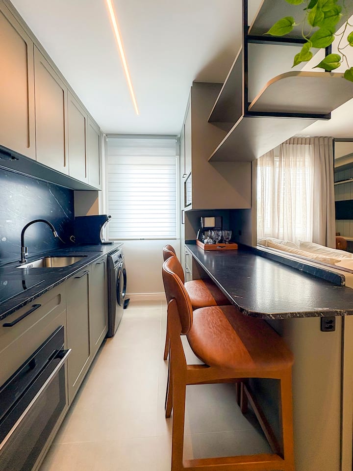 Loft Luxo 3p A 80m Vila Germânica Ac Wi-fi - Blumenau