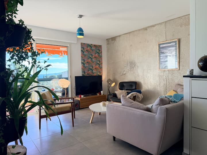Appartement Tout Confort Vue Mer Et Lever Soleil - La Ciotat