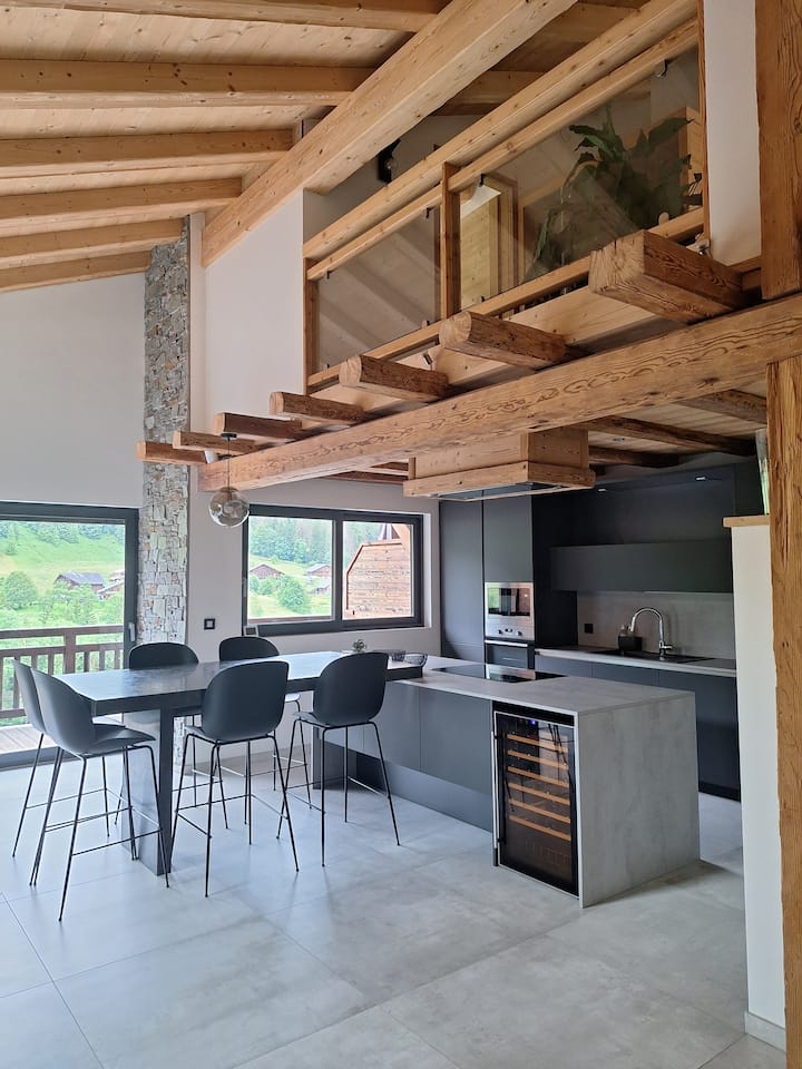 Appartement T4 Duplex En Attique - Vue Montagne - Abondance