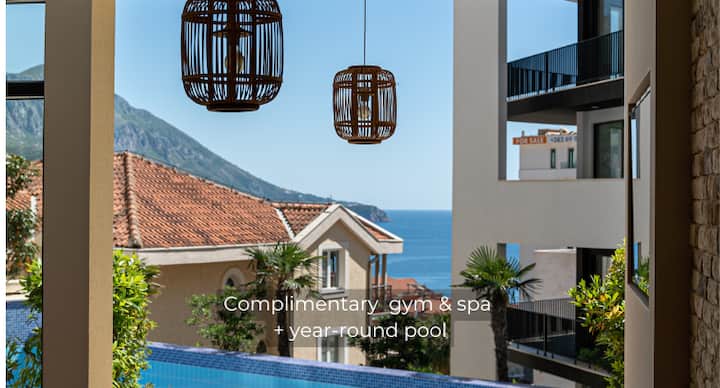 Spa + Gym, Digital Nomad Ideal Getaway! Parking - Montenegro