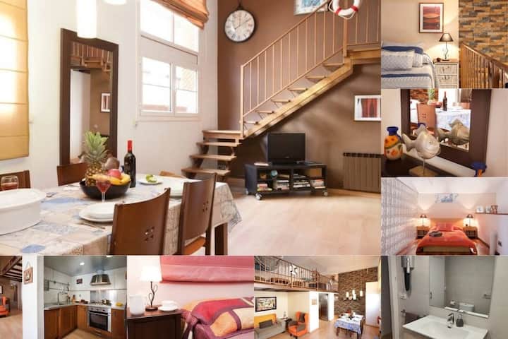 Duplex Pour 6 Pers. : Emplacement Central - Barcelona