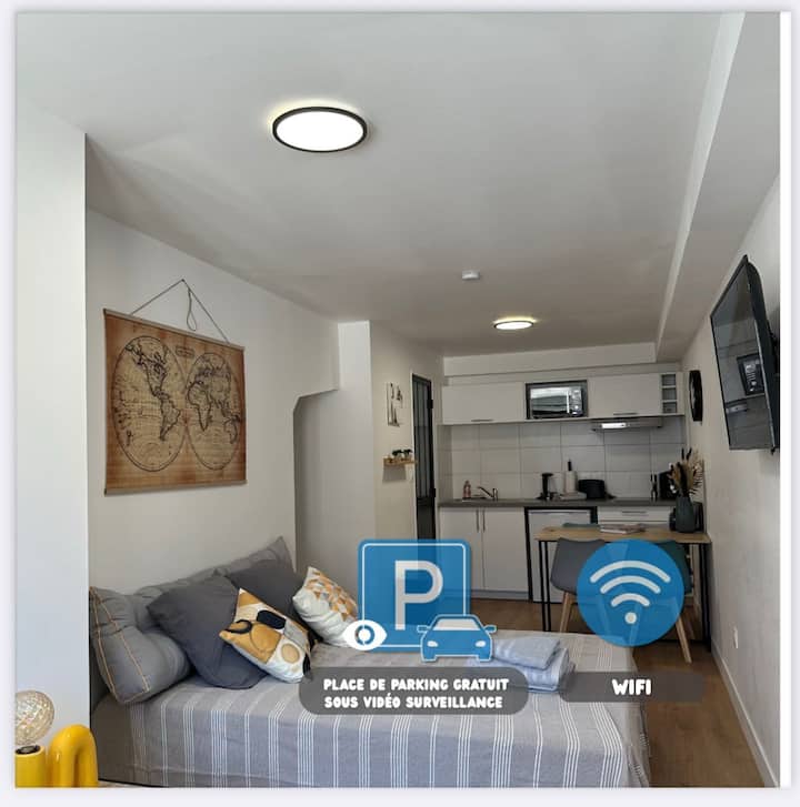 Logement 7 Cosy (Gare/centre/parc) - Poitiers