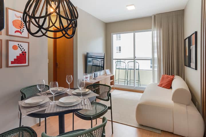 Gleba Luxo -2 Quartos C/ Ar, Sacada E Lava E Seca - Londrina