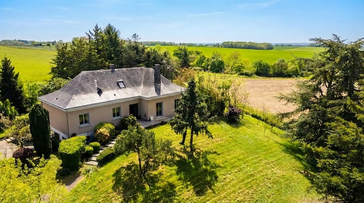 Villa 13p - Cinéma - Billard - 18min Angers - France