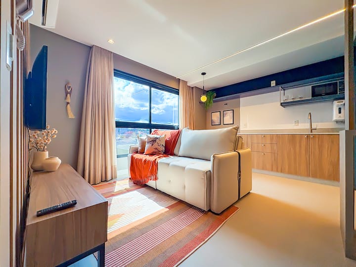 Loft 4p Moderno A 300m Vila Germânica Ac Vaga Pisc - Blumenau