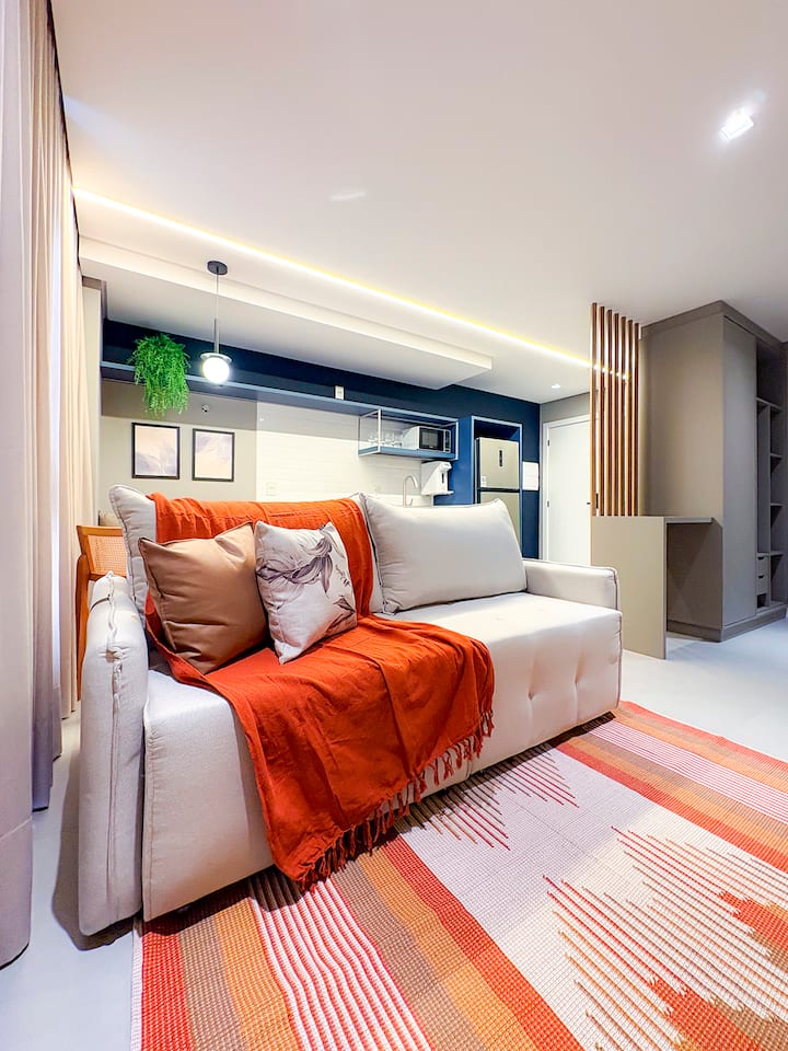 Loft 4p Moderno A 200m Vila Germânica Ac Vaga Pisc - Blumenau