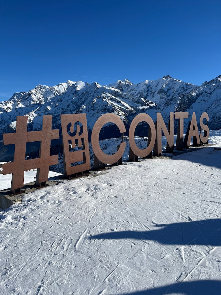Cocon Douillet Avec Terrasse Au Cœur Des Montagnes - Les Contamines-Montjoie