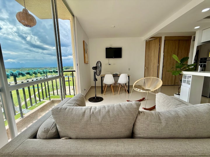 Hermoso Apto Con Balcón, Vistapanorámica Y Piscina - Villavicencio