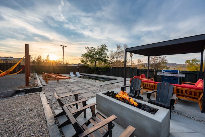 Heated Pool, Jacuzzi, Ac, Bbq And Outdoor Dining - Joshua Tree National Park