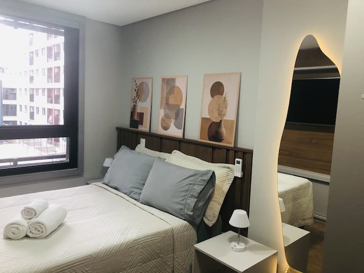 Estudio - 17 M² Aconchegante No All Batel Com A/c - Curitiba