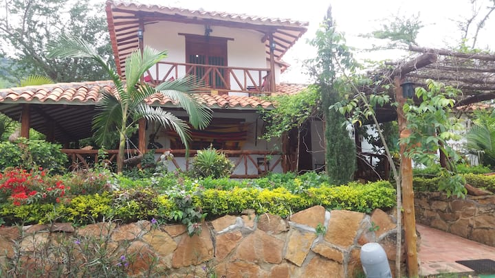Cabaña Colonial Campestre Gran Vista Cerca San Gil - Charalá