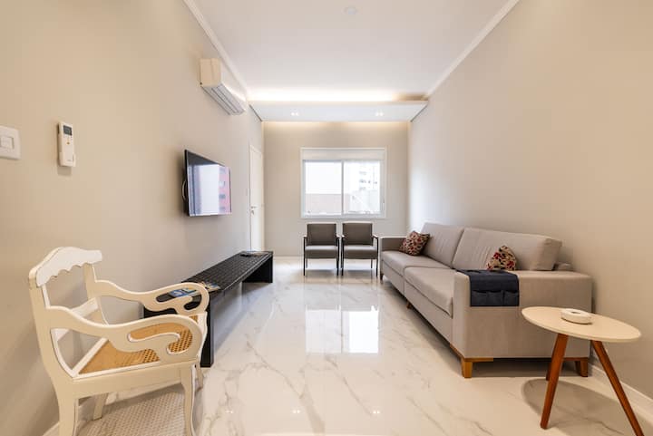 27 | Apto Amplo E Bem Equipado Na Praia Do Gonzaga - Santos