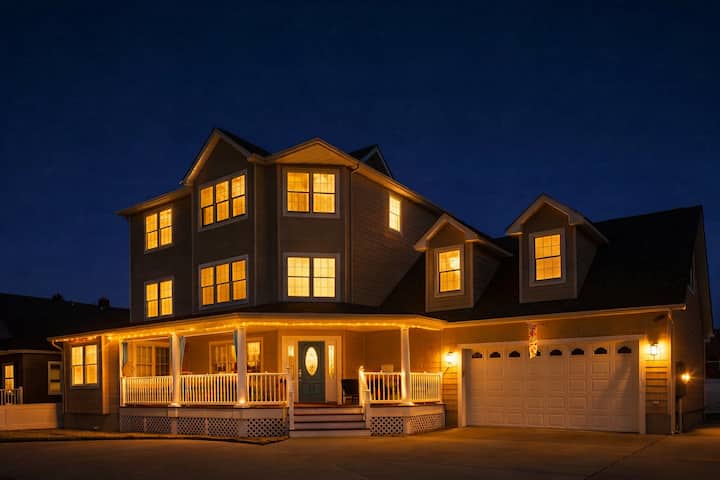 Luxury Beach Block Home | Ocean Views & Elevator - Brigantine, NJ