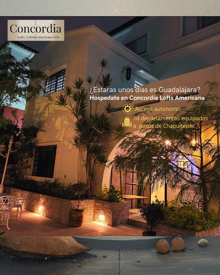 Departamento Privado Tipo Estudio Con Aire A/c - Guadalajara