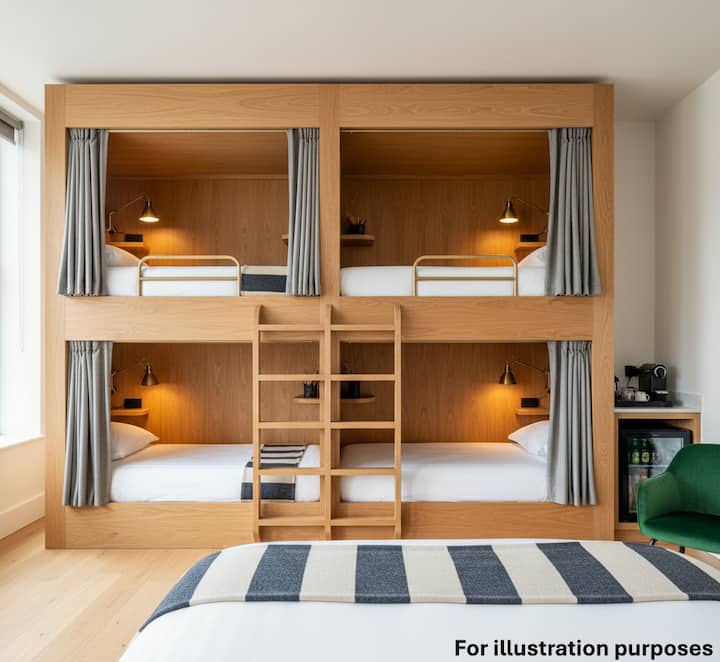 Rm 6 - Double Bunk Beds - 赫布登布里奇