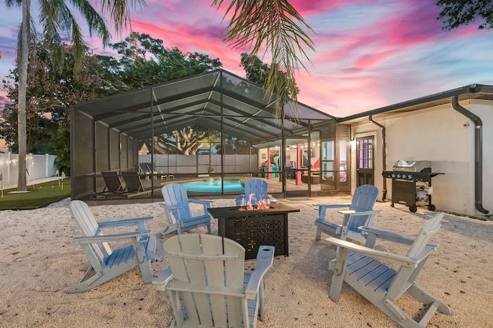 2 Mi To Img | Heated Pool | Fire Pit | Game Room - 