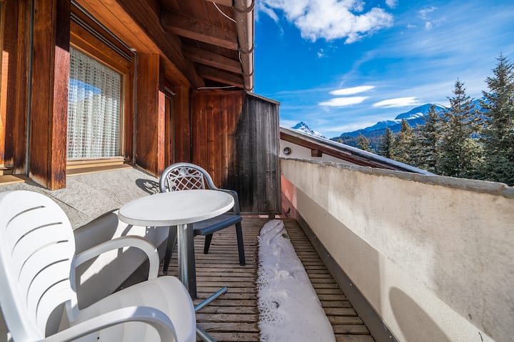 Warm 1br Apartment – 2 Min Walk To The Slopes - Sankt Moritz