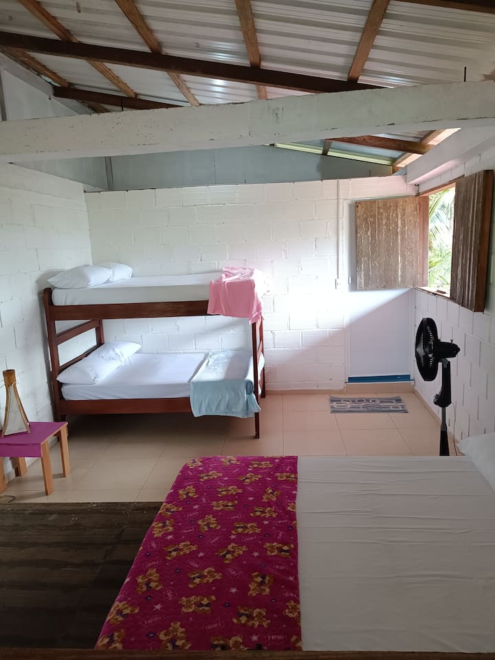 Lunaria Pacífico, Habitación Cuádruple. - Bahía Solano