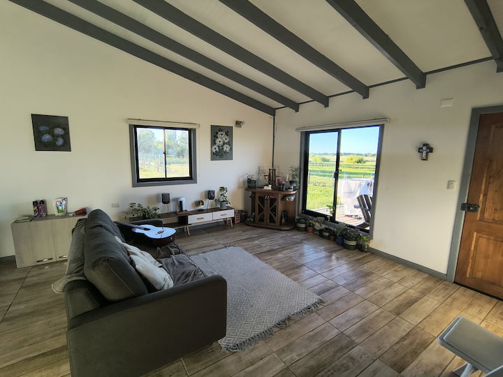 Cabaña Vista Humedal Rio Carampangue . - Arauco