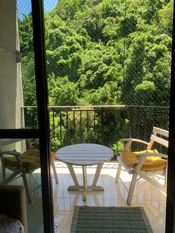 Apartment With Balcony In Copa + Air Cond + Wi-fi - Rio de Janeiro
