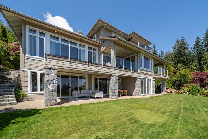 Unobstructed Panoramic Ocean & City View House - West Vancouver