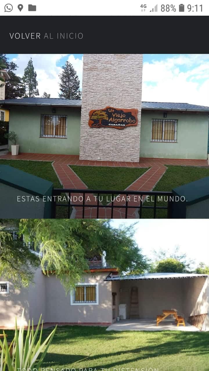 Cabañas Un Viejo Algarrobo - La Falda