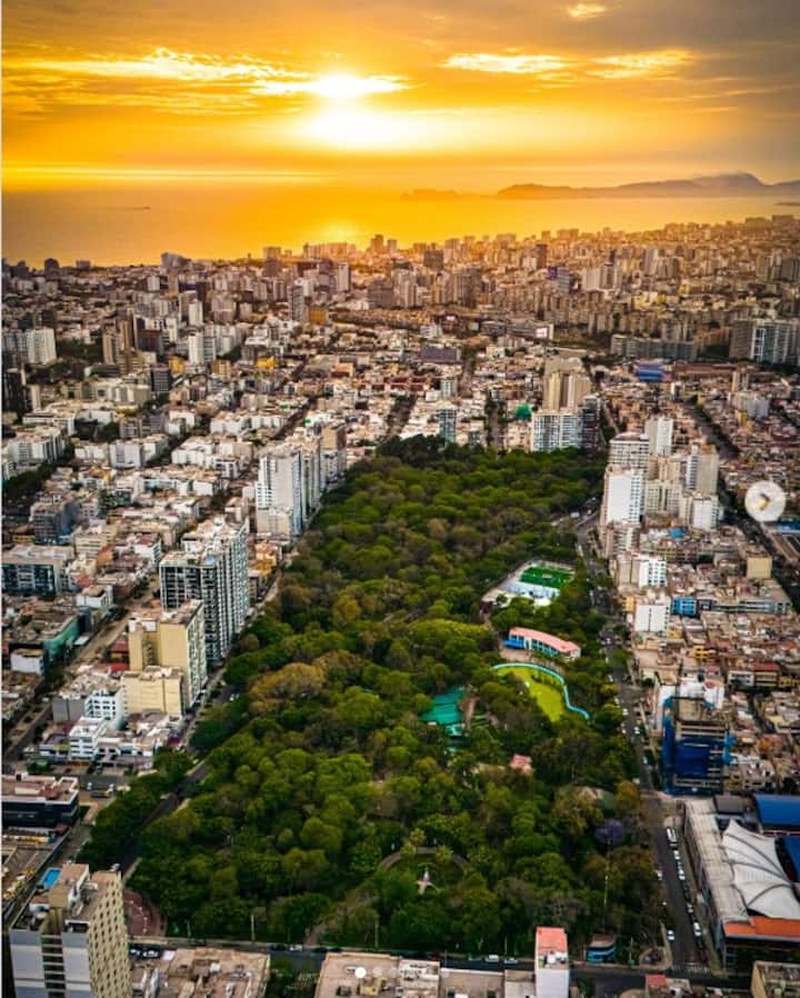 Apartamento + Piscina Temperada + Gym & Parrilla - Peru