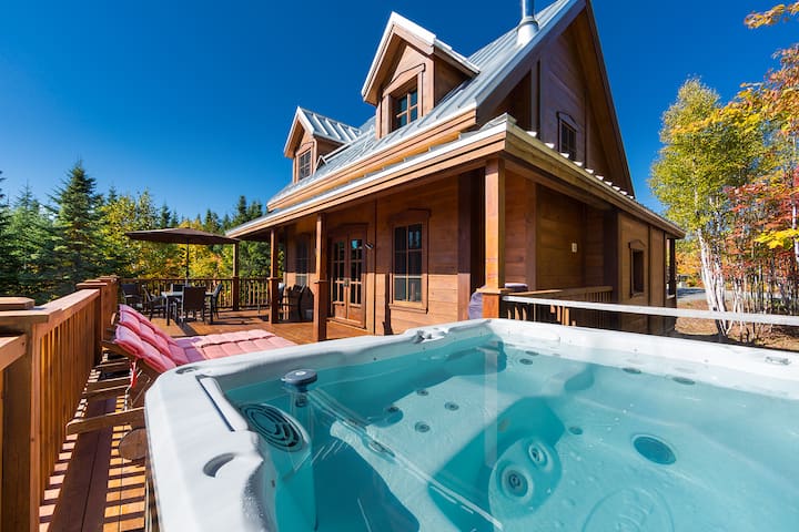 Chalet En Bois Pour Un Style Rustique En Montagne - Baie-Saint-Paul