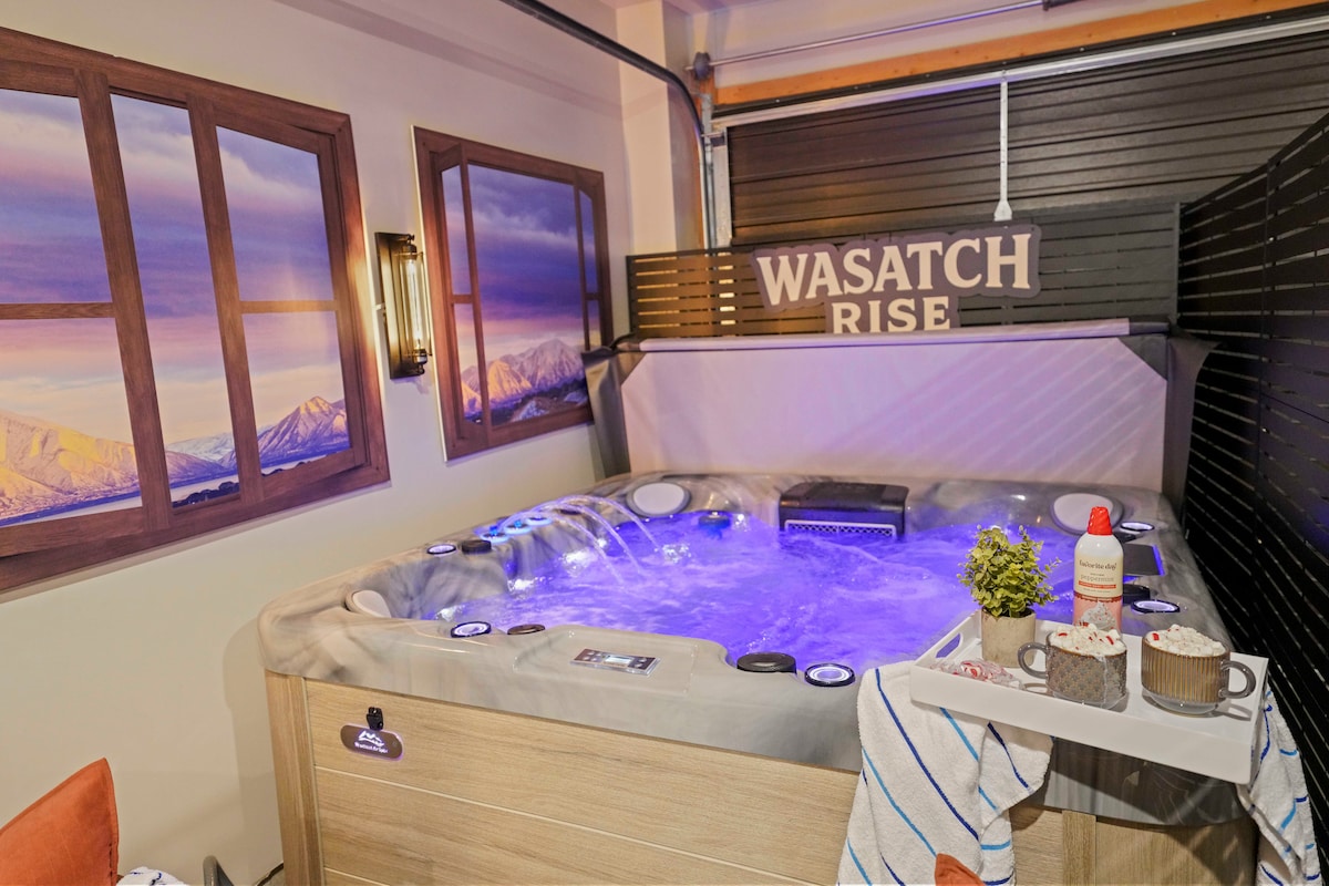 Wasatch Rise: ¡base de aventura urbana con JACUZZI! - Adosados en renta ...