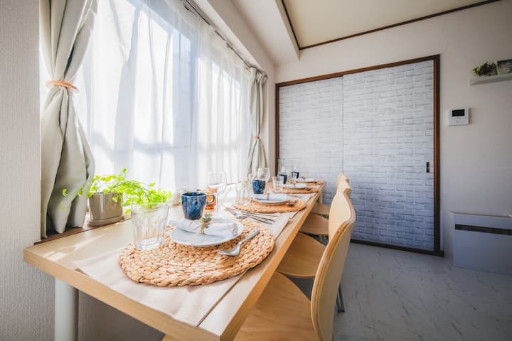 New/tokyo Shinjuku/max5/37㎡3bd/9m-sta - Tokyo