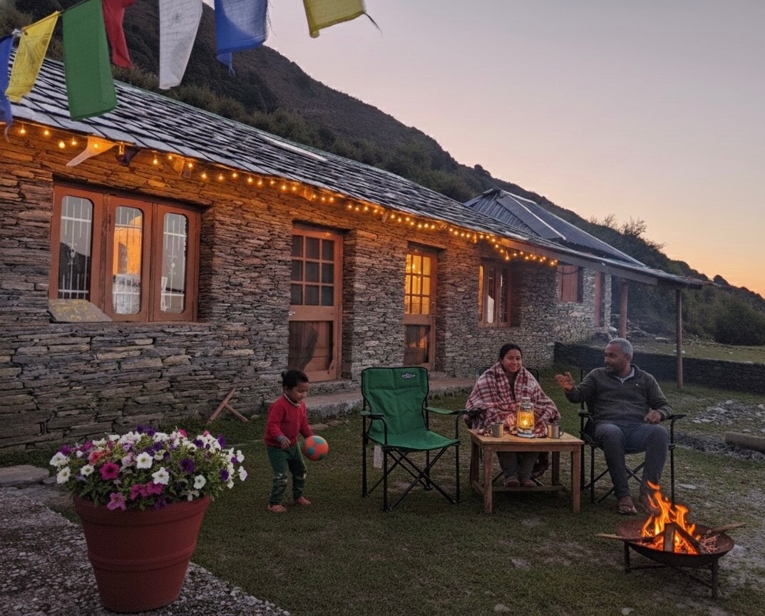 Cabane de berger : séjour haut de gamme avec superbe coucher de soleil ...