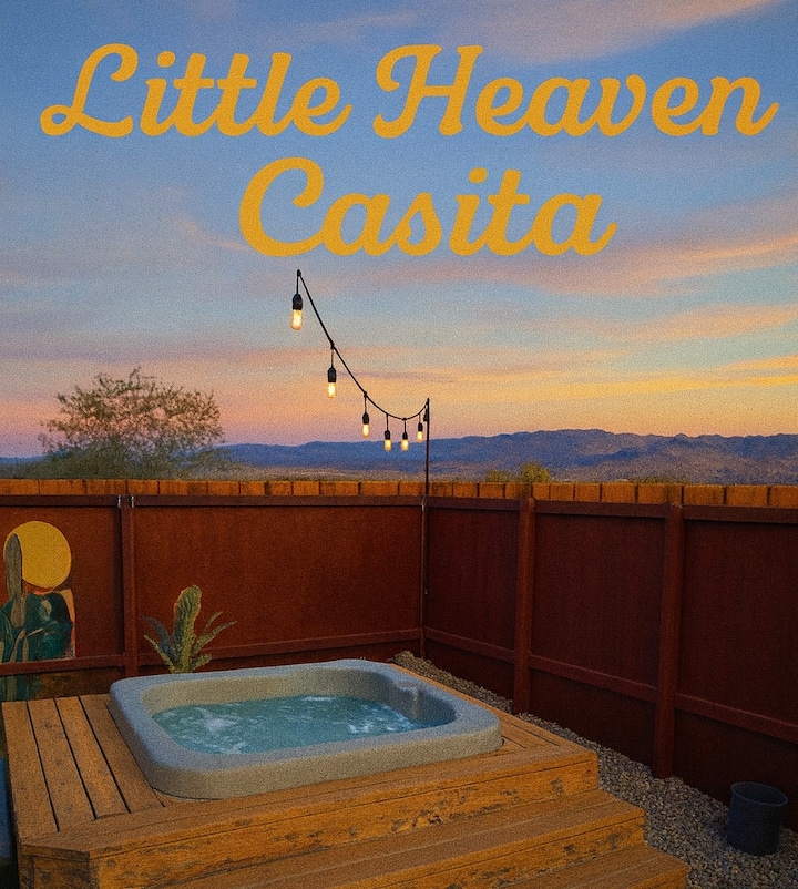 Private Casita Oasis With Hot Tub & Views - Joshua Tree National Park