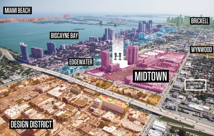 1 Block From Design District, Midtown & Wynwood #4 - Miami