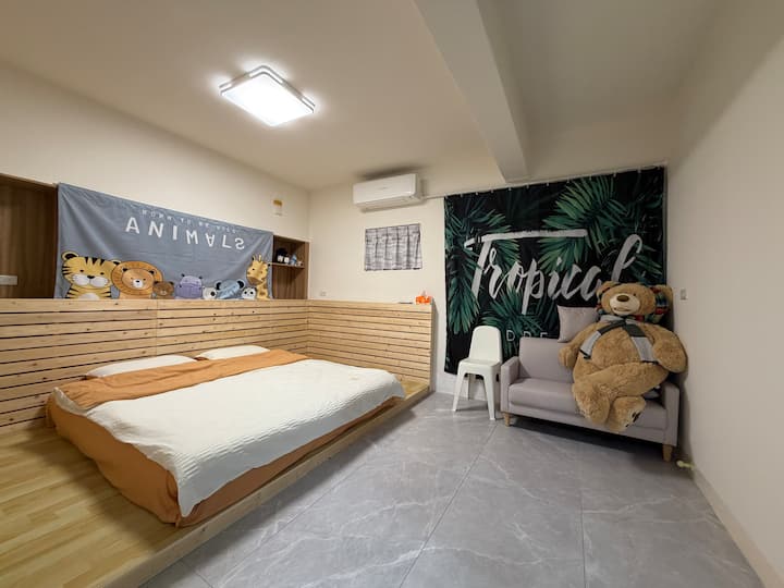 給你和毛孩的療癒時光:約20坪總統級獨立套房|寵物友善+小庭園草地|客廳、廚房、餐廳一次擁有 - 雲林縣