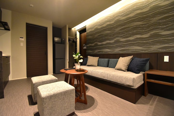 新オープン！岡山駅徒歩6分／最大5名/ラグジュアリーなホテル【デラックスツイン】 - Okayama, Japan