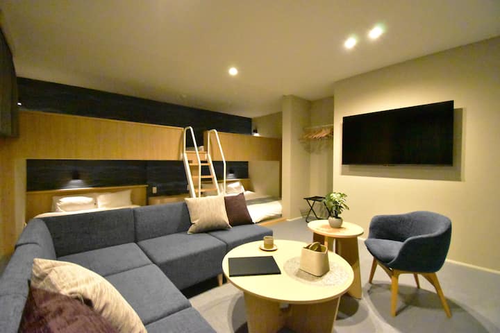 新オープン！岡山駅徒歩6分／最大6名/ラグジュアリーなホテル【プレミアムバンク】 - Okayama, Japan