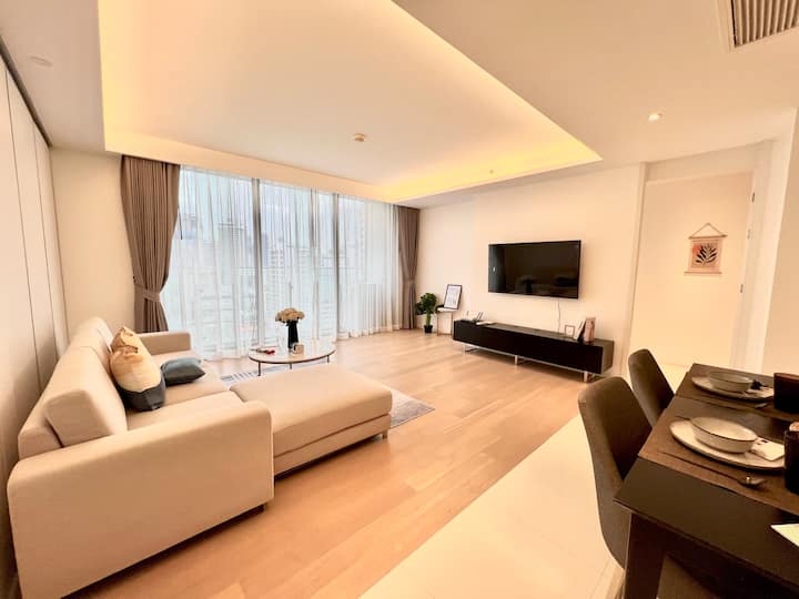 Gym&pool&bts Nana&mrt Sukhumvit&max4&100m2 - Bangkok