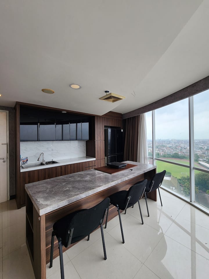 1br Whole City View Apartment With 90° Scenery - Semarang
