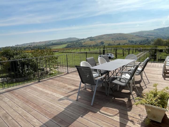 Grand Gîte 13 Pers - 5 Chambres - Terrasse 50m2 - Villefranche-sur-Saône