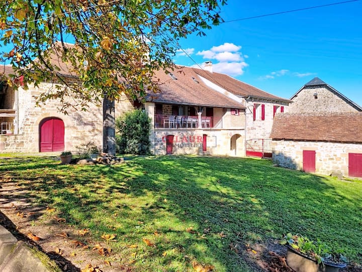 Maison De Campagne - 15 Pers - Groupe & Familles - Argentat-sur-Dordogne