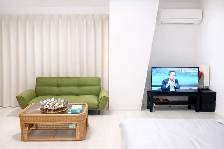 日本橋駅、黒門市場徒歩2分・道頓堀、難波、心斎橋、徒歩6分【桜空601】 - Osaka