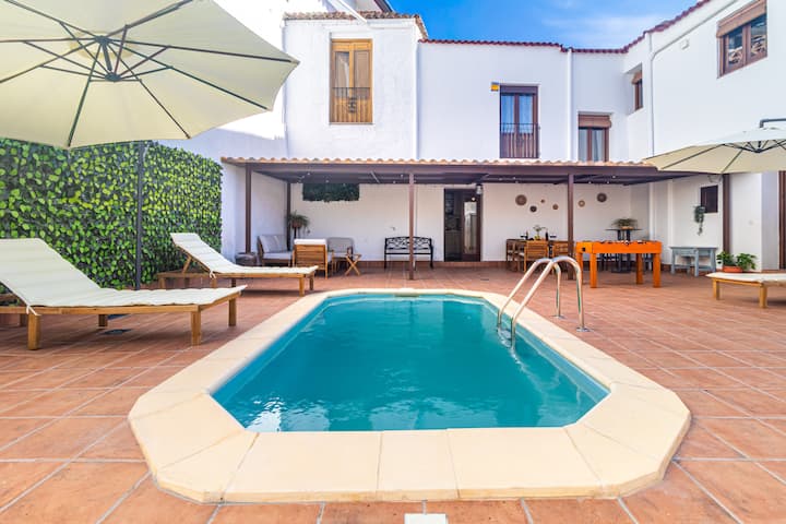 El Carmen - Rural Villa: Pool And Andalusian Patio - Berja