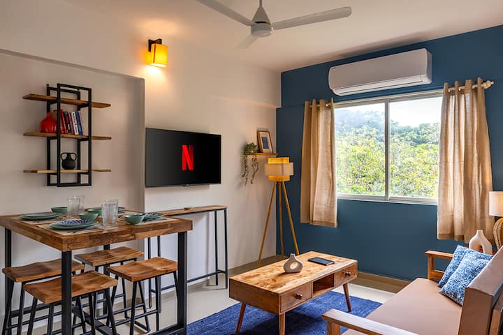 Modern 1bhk Near Mumbai Airport | Fast Wifi - Mumbai